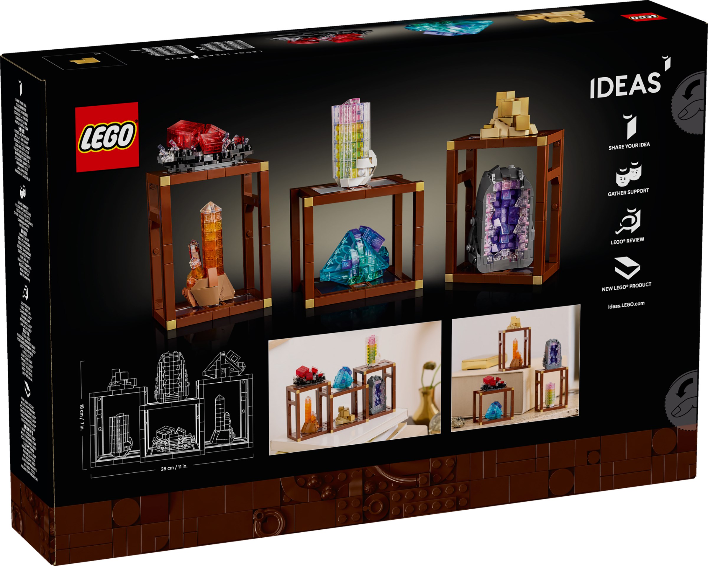LEGO Ideas 21362 Mineral Collection announced! | Brickset